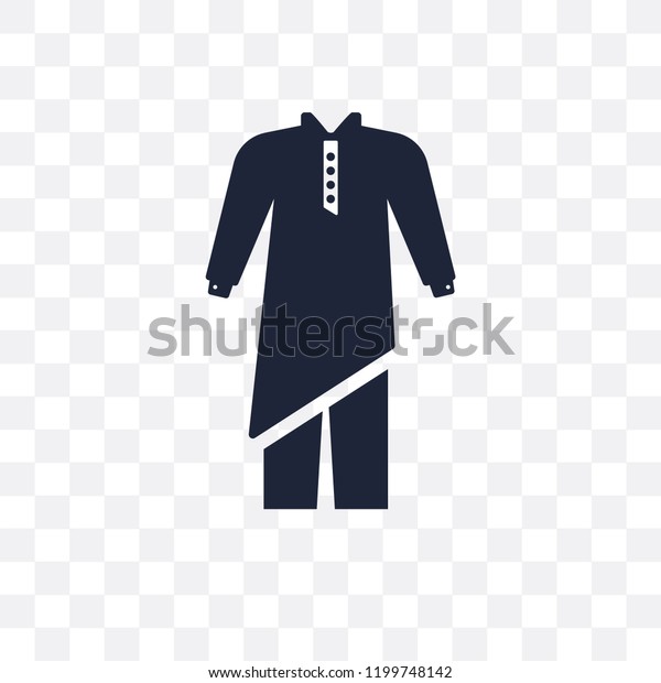 Kurta Transparent Icon Kurta Symbol Design Stock Vector (Royalty Free ...