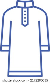 Kurta Vector Icon Can Be Used Stock Vector (Royalty Free) 2172290035 ...