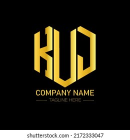 Kvj Initial Modern Logo Design Vector Stock Vector (Royalty Free ...