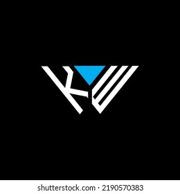 Kw Letter Logo Creative Design Vector Stock Vector (Royalty Free ...
