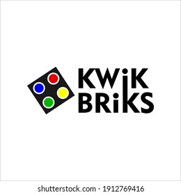 Kwik Brik Logo Design Logo Design Stock Vector (Royalty Free ...