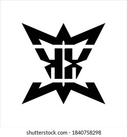 Sacred Geometric Symbol Four Pointed Star Stock Vector (Royalty Free ...