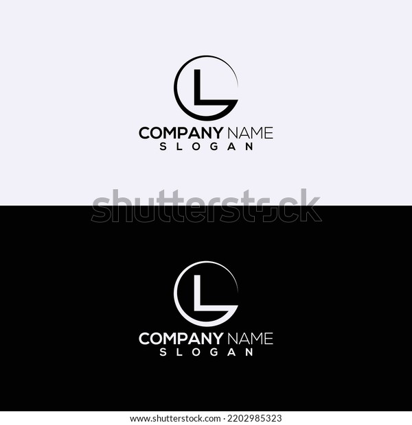 L Abstract Letters Logo Monogram Stock Vector (Royalty Free) 2202985323 ...