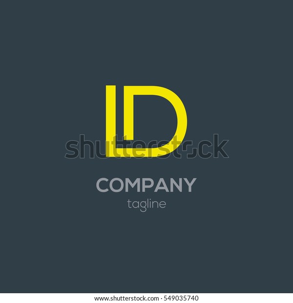 L D Letter Logo Design Vector Stock Vector (Royalty Free) 549035740