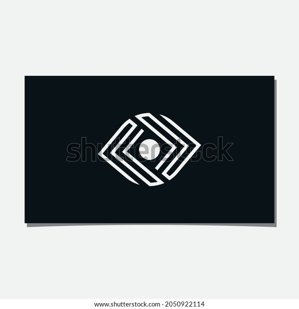 L Eyes Logo Design Vector Stock Vector (Royalty Free) 2050922114