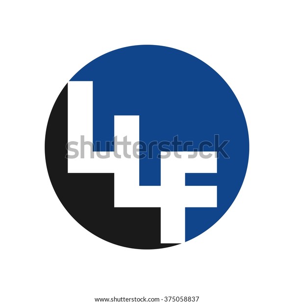 L F Logo Vector Stock Vector (Royalty Free) 375058837 | Shutterstock