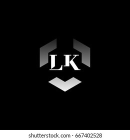 L K Logo Stock Vector (Royalty Free) 667402528 | Shutterstock
