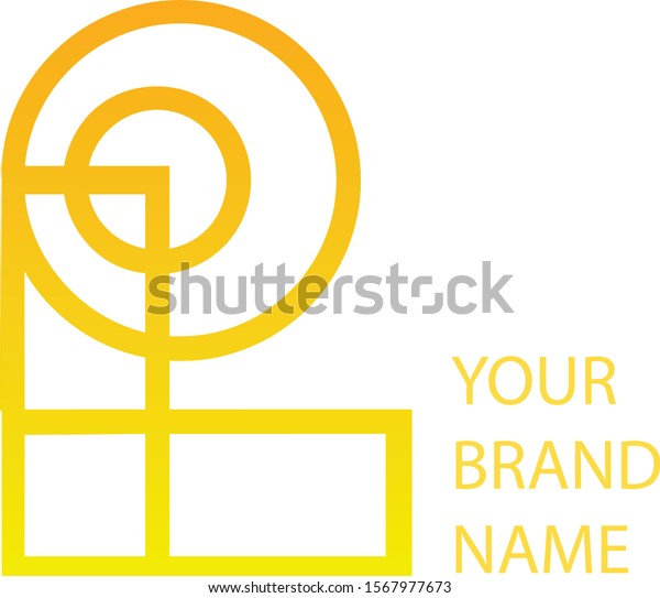 L Letter Circle Shape Logo Vector Stock Vector (Royalty Free ...