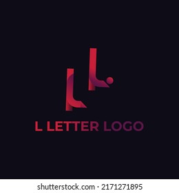 L Letter Vector Logo Design Stock Vector (Royalty Free) 2171271895 ...