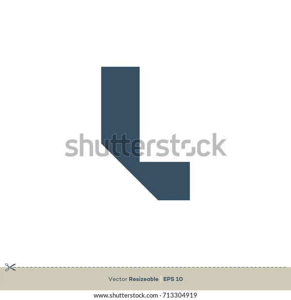 L Letter Vector Logo Template Illustration Stock Vector (Royalty Free ...