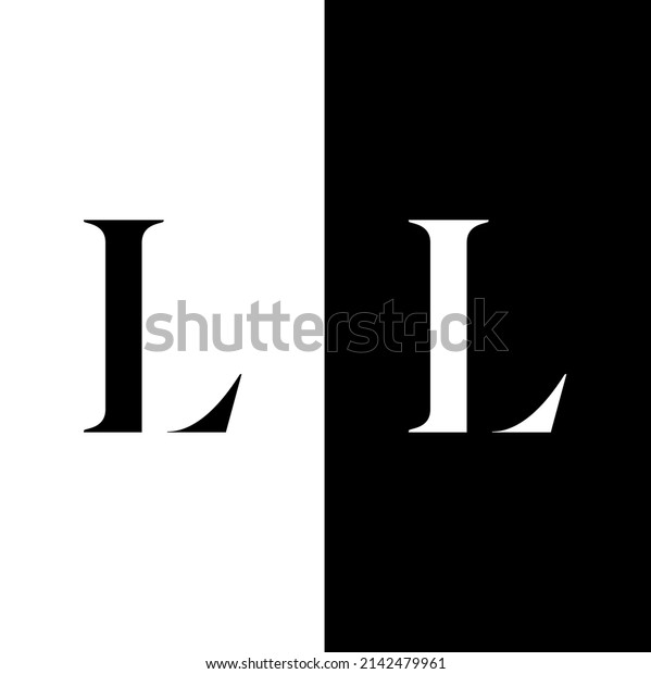 Letras L Iconos iniciales diseño del: vector de stock (libre de ...