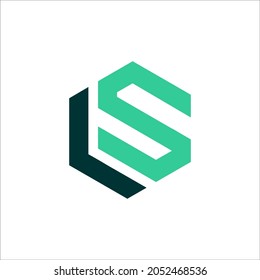 L S Logo Vector Template Sign Stock Vector (Royalty Free) 2052468536 ...