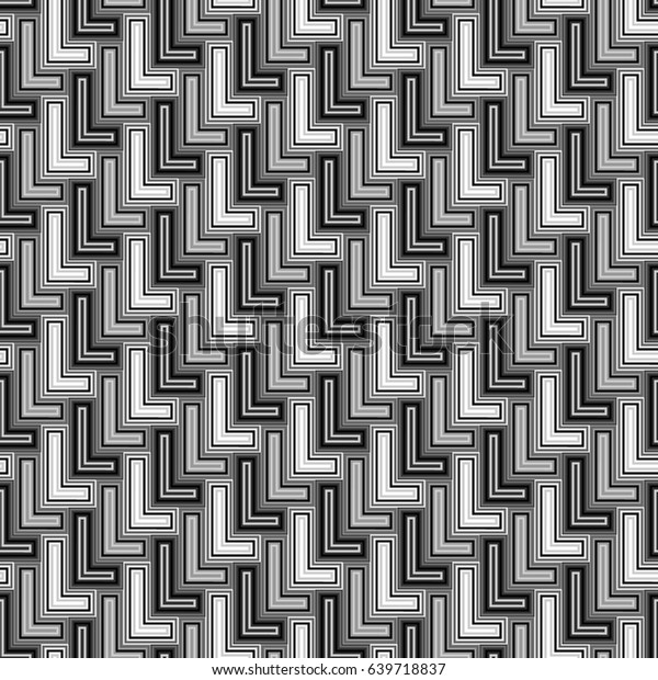 L Shape Blocks Wallpaper Repeated Color Stock Vector (Royalty Free ...