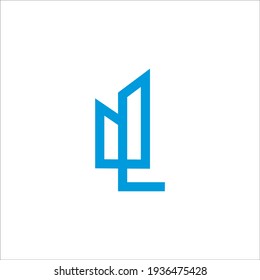 L Town Logo Design Vector Sign Stock Vector (Royalty Free) 1936475428