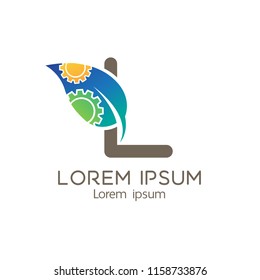 R Typo Logo Template Environment Concept Stock Vector (Royalty Free ...