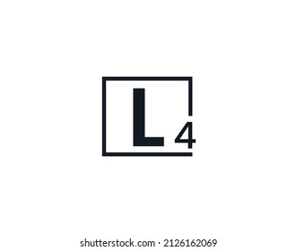 L4 4l Initial Letter Logo Stock Vector (Royalty Free) 2126162069 ...