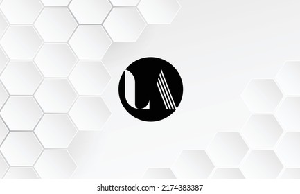La Al Abstract Letters Logo Monogram Stock Vector (Royalty Free ...