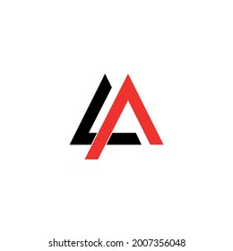 La Al Letter Logo Vector Design Stock Vector (Royalty Free) 2007356048 ...