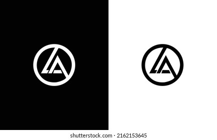 La Letter Logo Design Creative Modern Stock Vector (Royalty Free ...