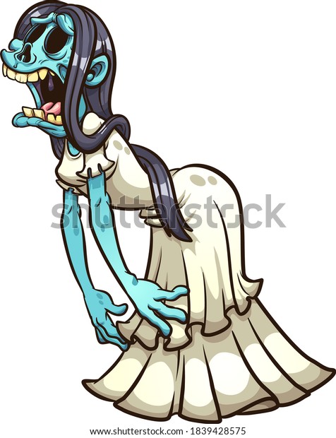 Fantasma de llanto mexicano La llorona. Ilustración de imágenes ...