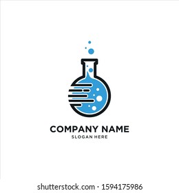 Geometric Farm Laboratory Glassware Logo Icon Stock Vector (Royalty ...