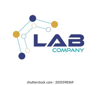 Lab Company Logo Design Vector Image Stock Vector (Royalty Free ...