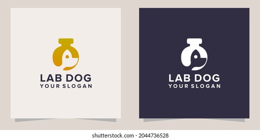 Lab Dog Logo Template Stock Vector (Royalty Free) 2044736528 | Shutterstock