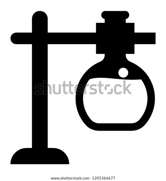 Lab Experiment Test Tube Over Flame Stock Vector (Royalty Free ...