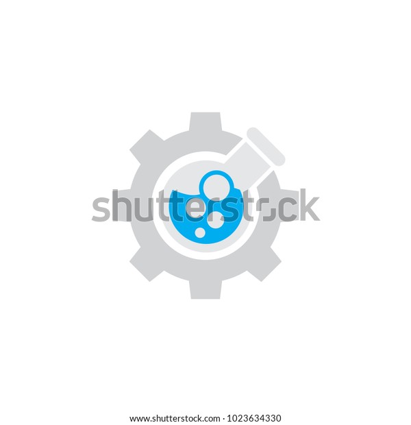 Lab Gear Logo Icon Design Stock Vector (Royalty Free) 1023634330 ...