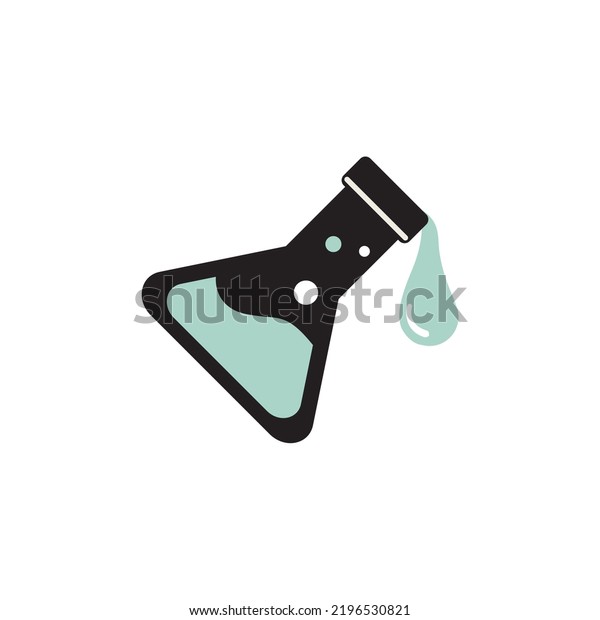 Lab Icon Chemistry Symbol Vector Illustration Stock Vector (Royalty ...