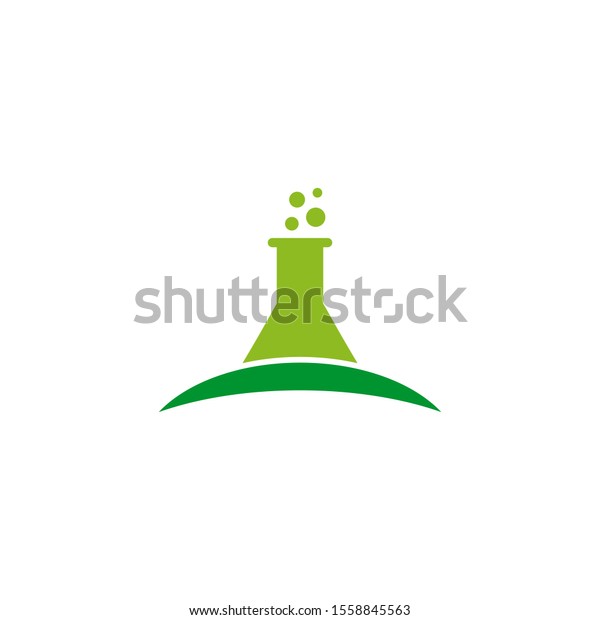 Lab Logo Design Using Chemical Bottle Stock Vector (Royalty Free ...
