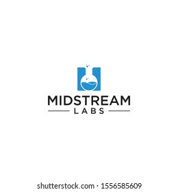 Lab Logo Template Vector Design Inspiration: vector de stock (libre de ...