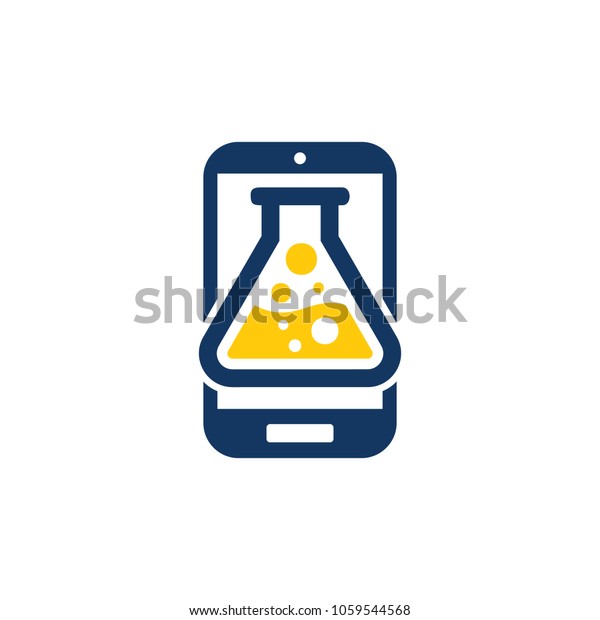 Lab Mobile Phone Logo Icon Design Stock Vector (Royalty Free ...