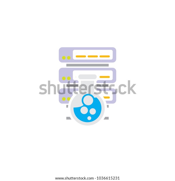 Lab Server Logo Icon Design Stock Vector (Royalty Free) 1036615231 ...