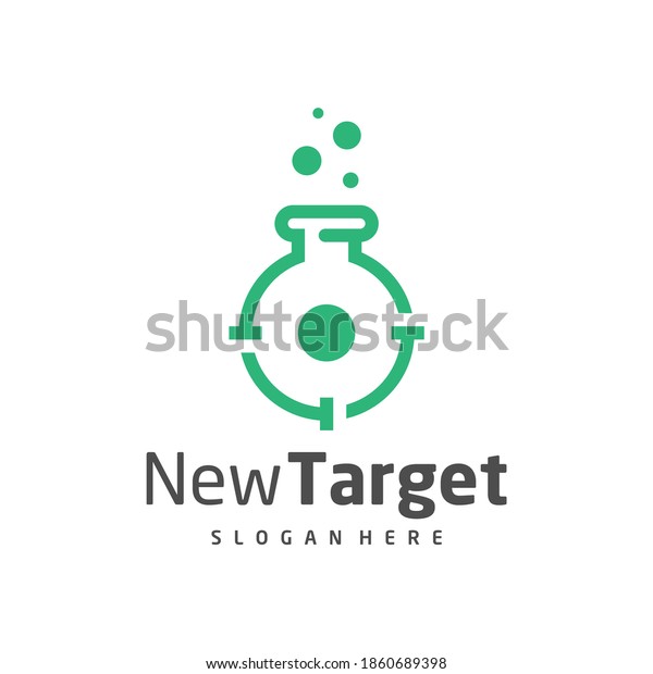 Lab Target Logo Vector Template Creative Stock Vector (Royalty Free ...