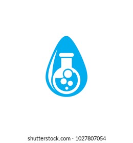 Lab Water Logo Icon Design Stock Vector (Royalty Free) 1027807054 ...
