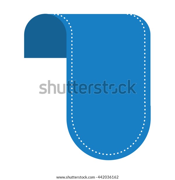 Label Icon Blue Tag Design Vector Stock Vector (Royalty Free) 442036162