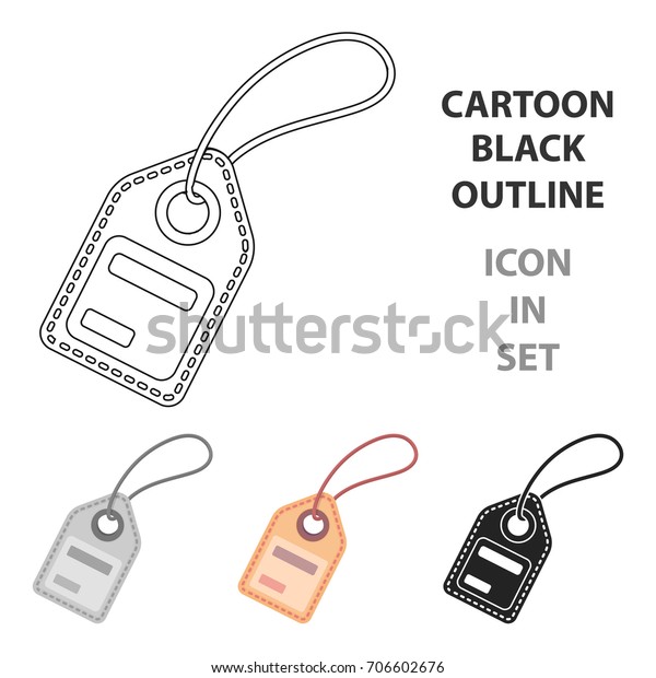 Label Icon Cartoon Style Isolated On Stock Vector (Royalty Free ...