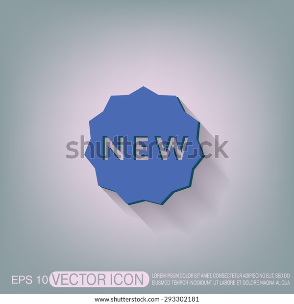 Label New Sign Symbol New Icon Stock Vector (Royalty Free) 293302181 ...