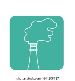 Label Pollution Factory Contaminating Environment Planet Stock Vector ...