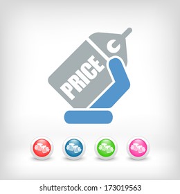 Label Price Icon Stock Vector (Royalty Free) 173019563 | Shutterstock