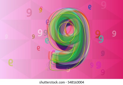 57,270 Number 9 Stock Vectors, Images & Vector Art | Shutterstock
