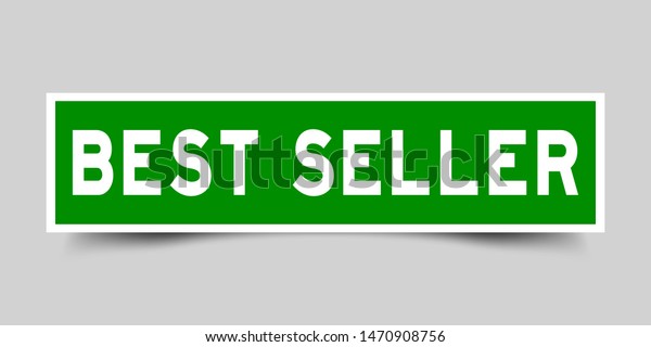 Label Sticker Green Color Square Shape Stock Vector (Royalty Free ...