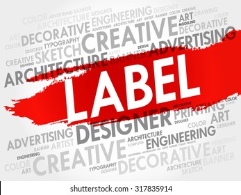 Label Word Cloud Concept Stock Vector (Royalty Free) 317835914 ...