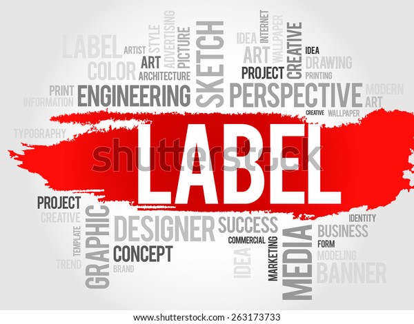Label Word Cloud Concept Stock Vector (Royalty Free) 263173733 ...