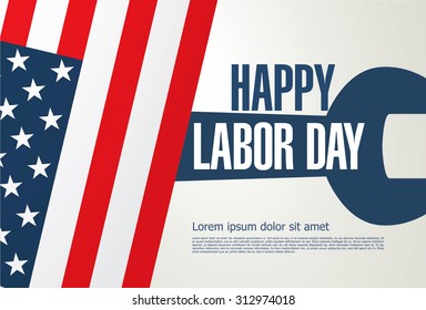Labor Day Banner Stock Vector (Royalty Free) 312974018 | Shutterstock