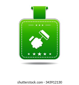 Labor Green Vector Icon Design Stock Vector (Royalty Free) 343912130 ...