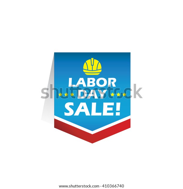 Labor Labour Workers Day Tag Label Stock Vector (Royalty Free ...