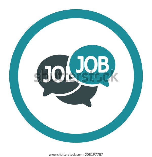 Labor Market Vector Icon This Flat Stock Vector (Royalty Free ...