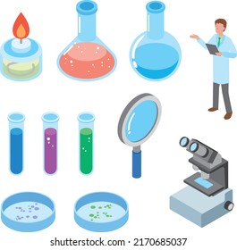 Laboratory Equipment Material Science Stock Vector (Royalty Free ...